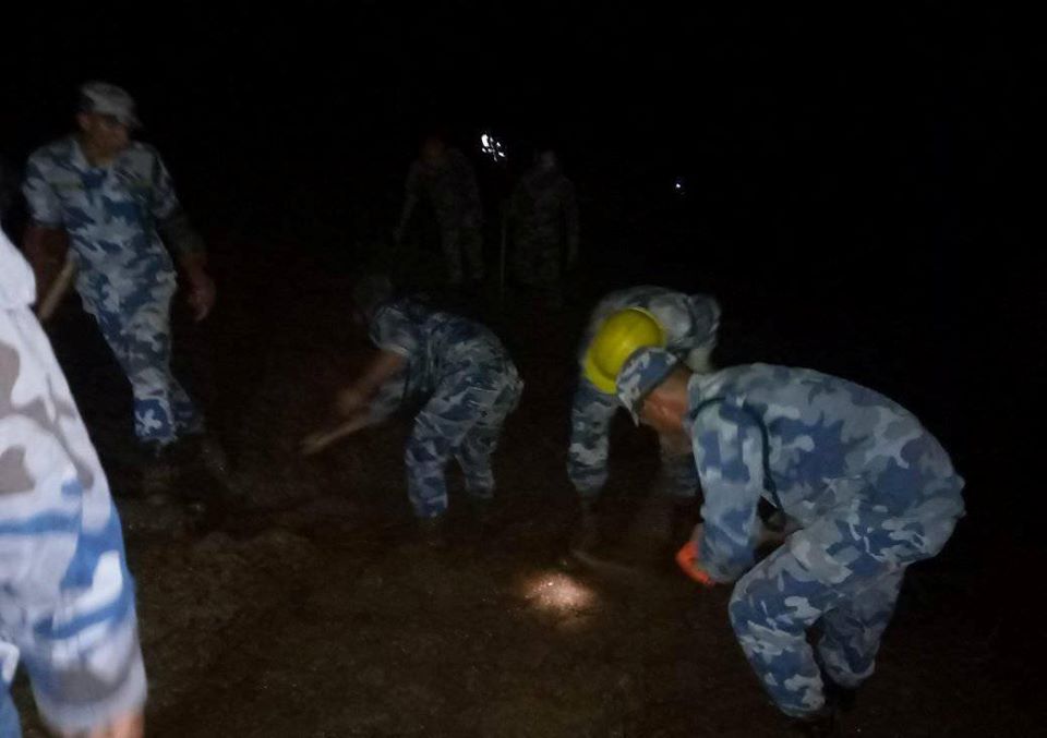 Officers of Nepal Police, Armed Police Force, and Nepali Army lead ...