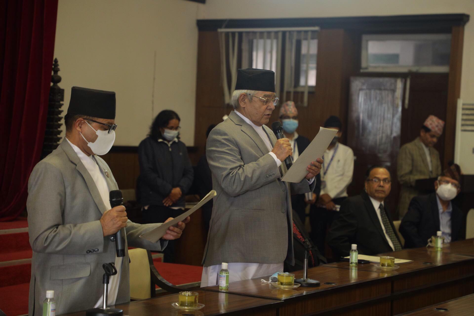 Bam Dev Gautam sworn in as member of National Assembly (In Photos ...