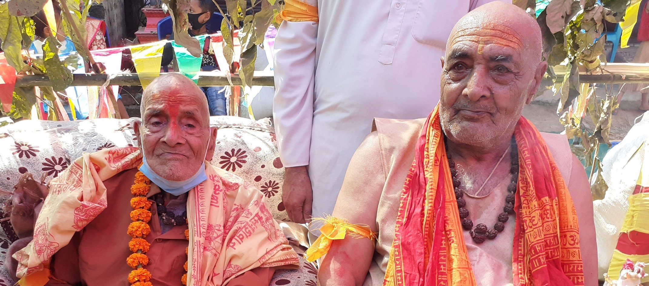108-Year-Old Father Performs Birthday Puja Of 84-Year-Old Son ...