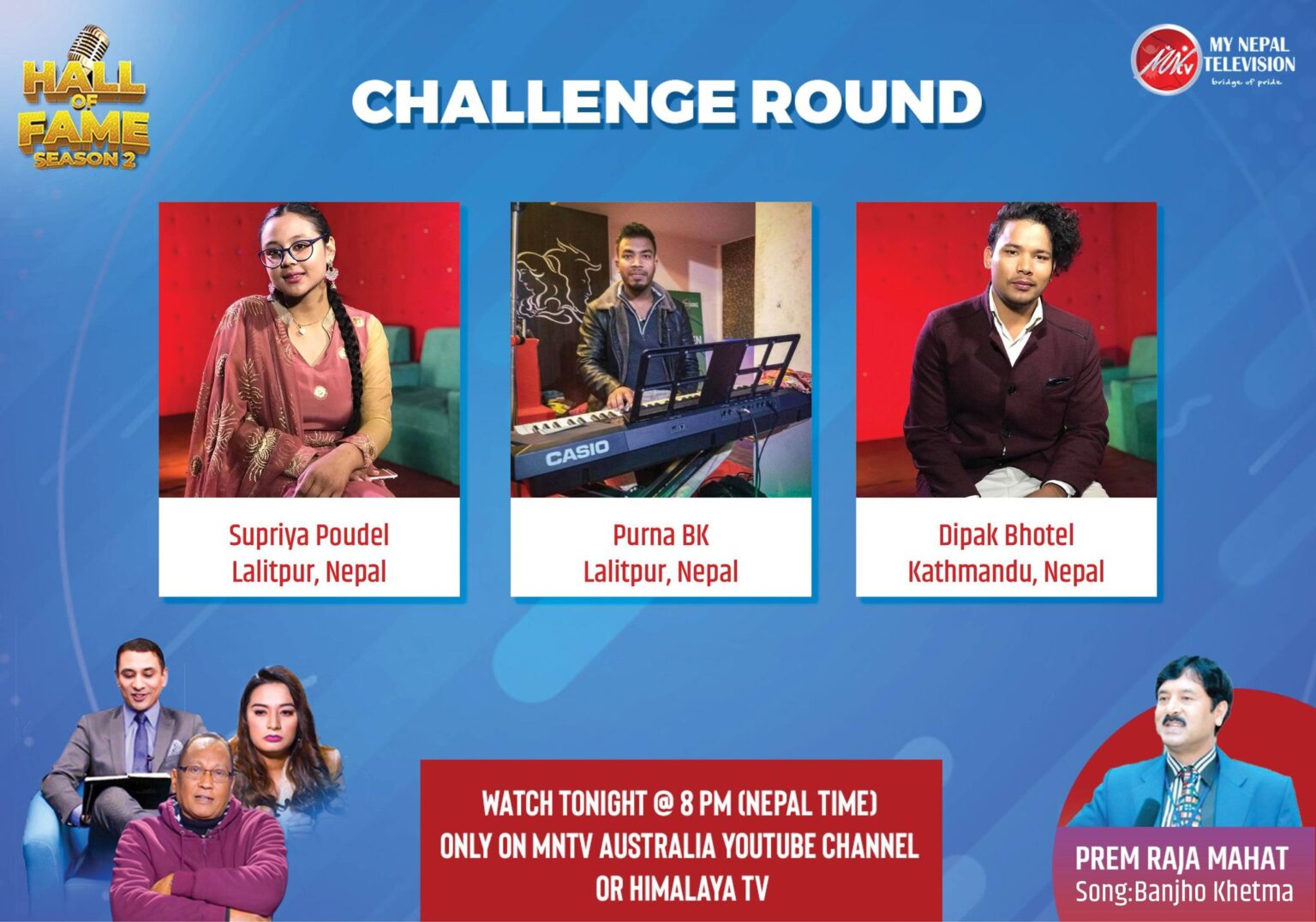 Special on Episode 9 of MNTV Hall of Fame II – songs by Prem Raja Mahat ...