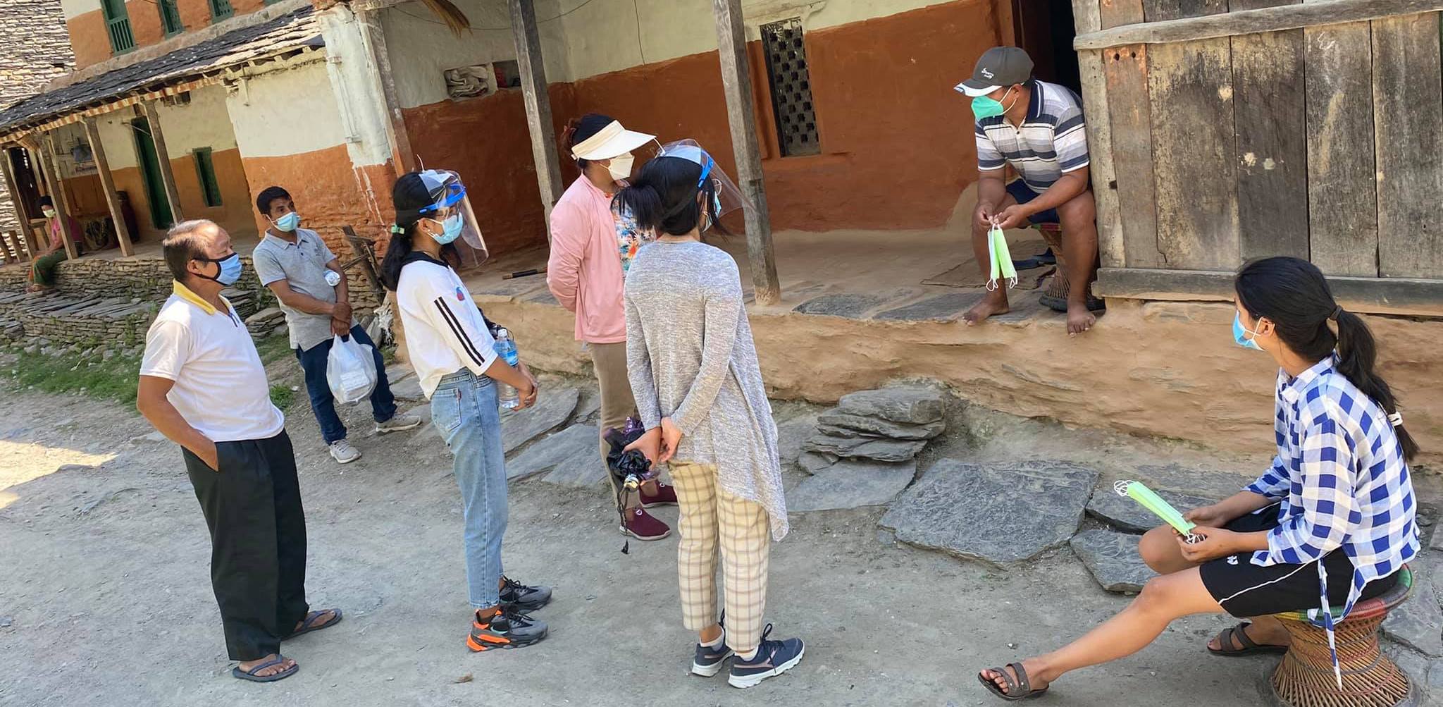 Local Leaders, Officials Visit Public, Provide Support « Nepalese Voice